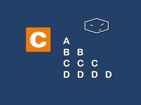 Learn triangle alphabet v2 in c - Mind Luster
