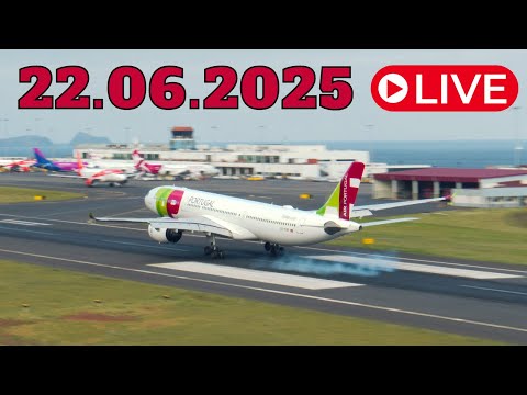 LIVE ACTION From Madeira Island Airport 22.06.2025