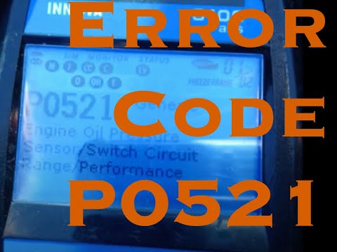 Error Code P0521-GMC Sierra/Silverado Circa 2010 Models Interpretation&What to do [Error Code P0521]