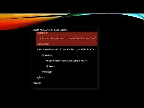 TestNGRunner - Execution of TestNG test cases using excel input