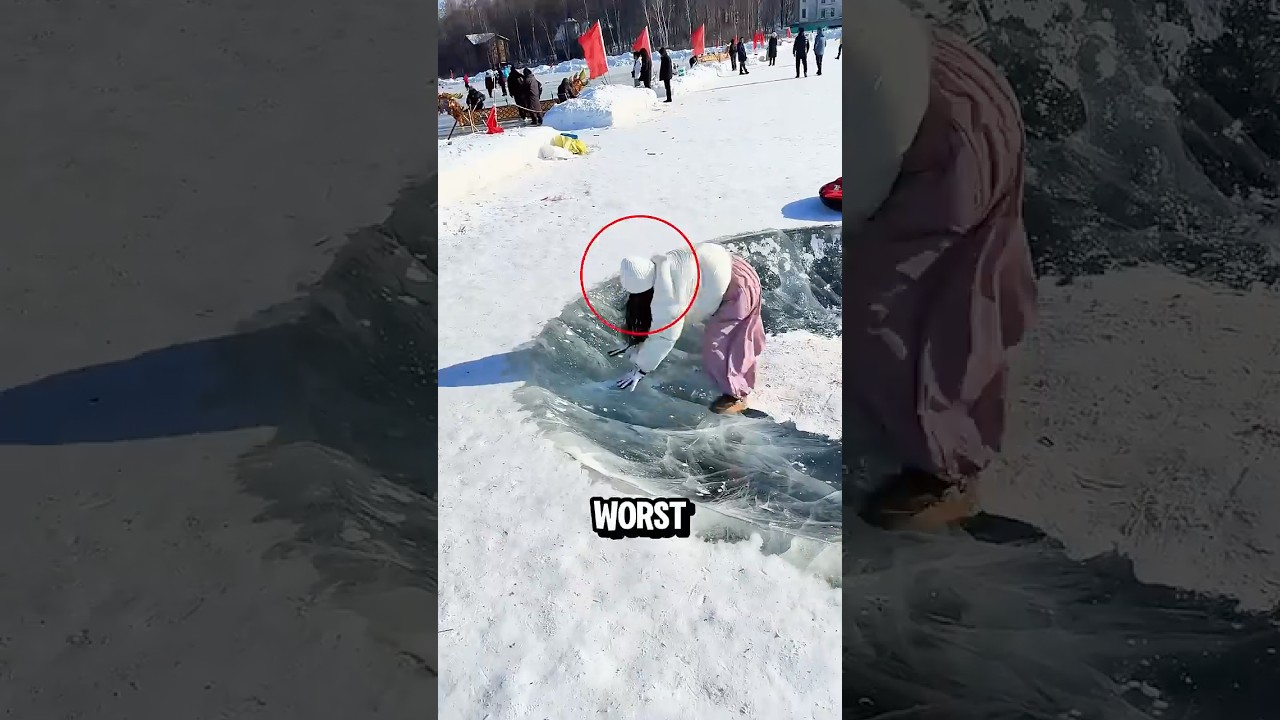 How to Escape This Spinning Ice Trap⁉️😨