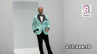 Glitter Colbert Turquoise voor heren Kopen? | Carnavalsland.nl