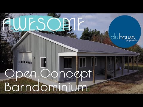 Awesome Open Concept Barndominium | Blu House Properties