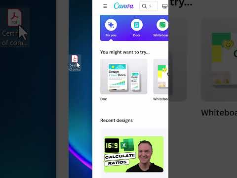 Edit PDfs in Canva for Free