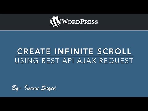 Learn 2 Create Post Infinite Scroll for WordPress Theme with REST API Ajax Request - Mind Luster