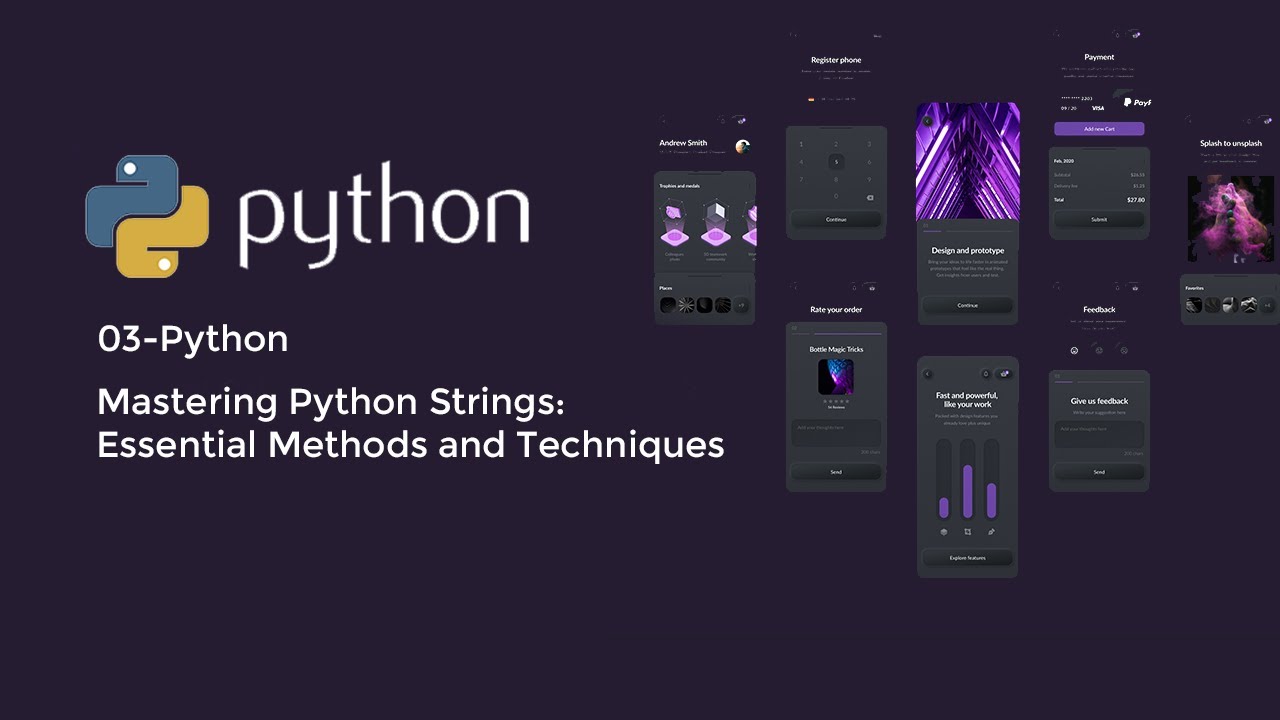 Mastering Python Strings: Essential Methods and Techniques