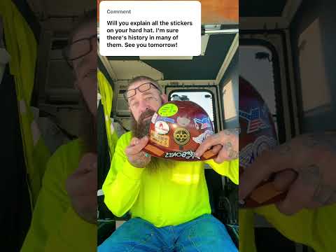 What do the stickers on my hardhat represent?!￼