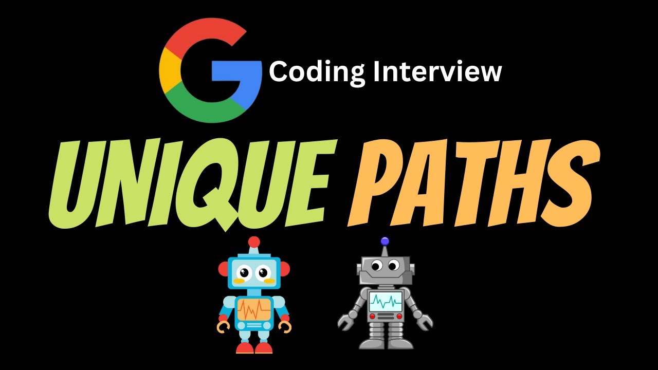 Unique Paths - LeetCode python - Coding Interview Question