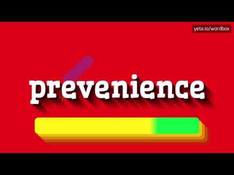 HOW PRONOUNCE PREVENIENCE! (BEST QUALITY VOICES)