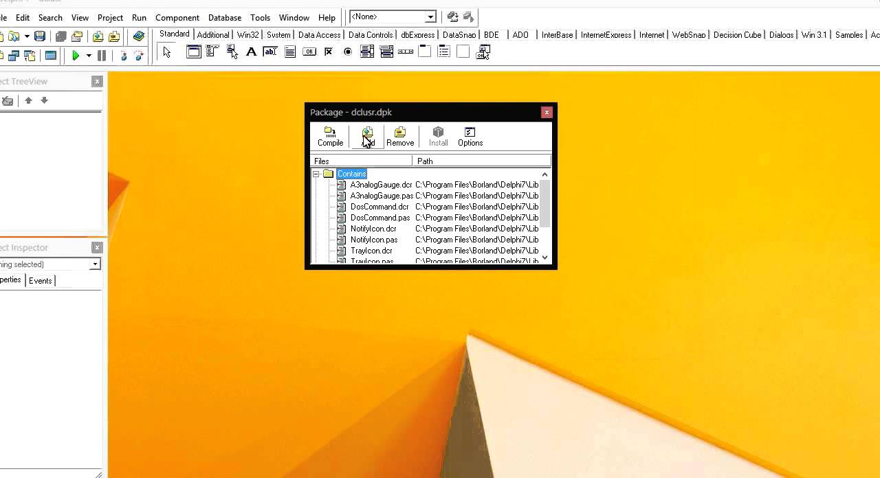 Install Single Component Delphi on Lib Folder