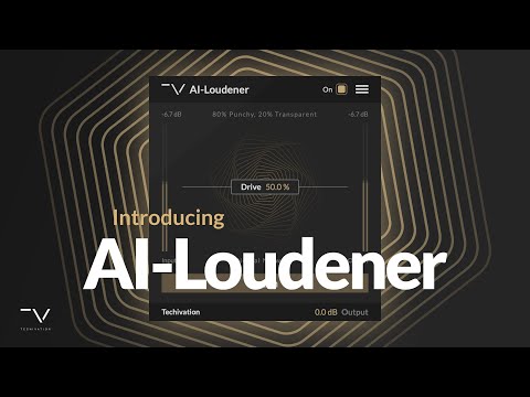 Techivation Releases AI-Loudener: Smart Loudness Enhancer - Gearspace
