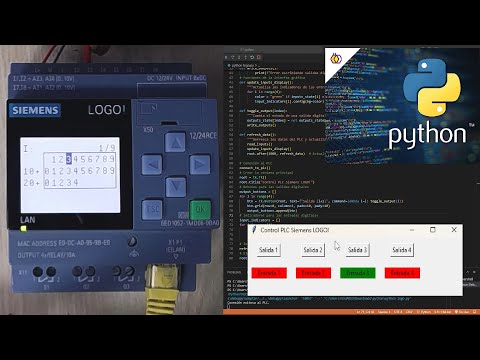 How to control LOGO PLC using Python