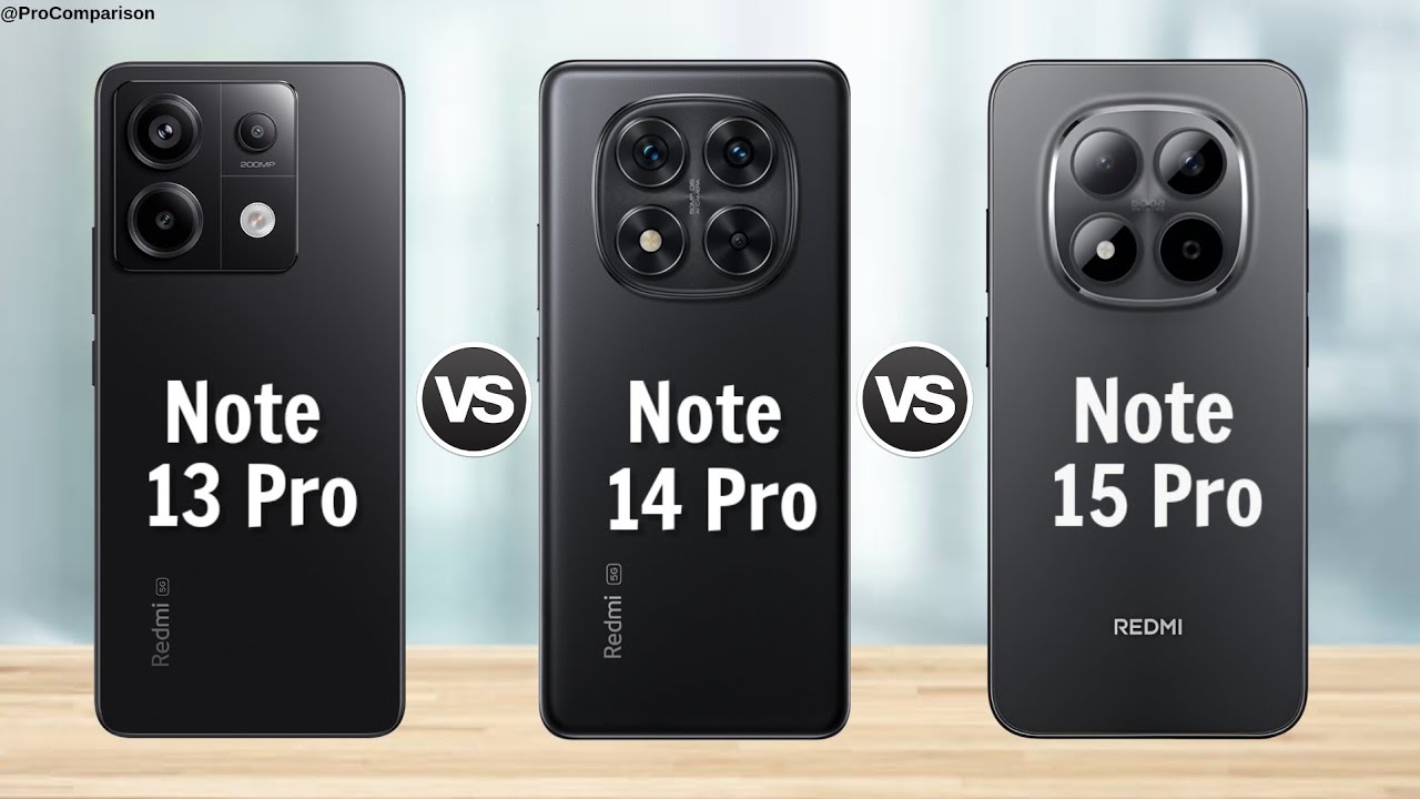 Redmi Note 13 Pro vs Redmi Note 15 Pro vs Redmi Note 15 Pro || Full Comparison