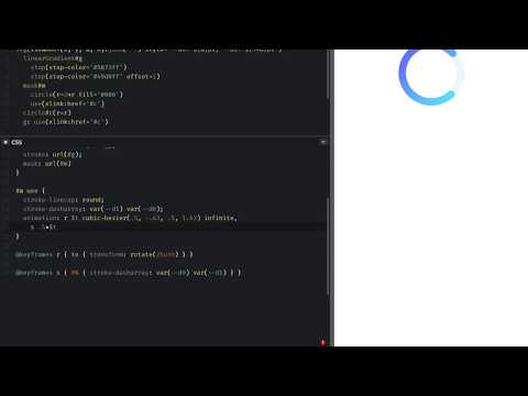 Back to blue SVG loader