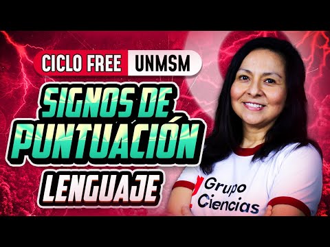 Signos de puntuación 💖 Lenguaje [CICLO FREE]