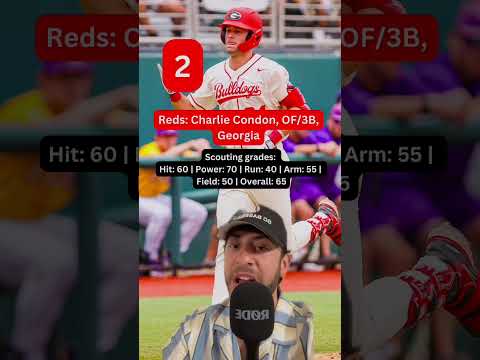 Top 10 projected picks in the upcoming 2024 MLB draft pt 1