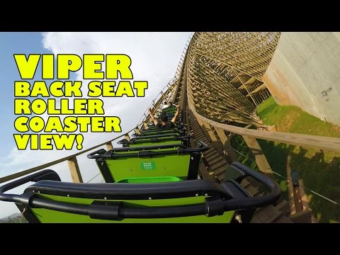 Python in Bamboo Forest (Viper) Wooden Roller Coaster Back Seat POV! Nanchang Wanda Park China