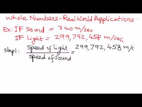 Whole Numbers-Division-Real World Applications#1