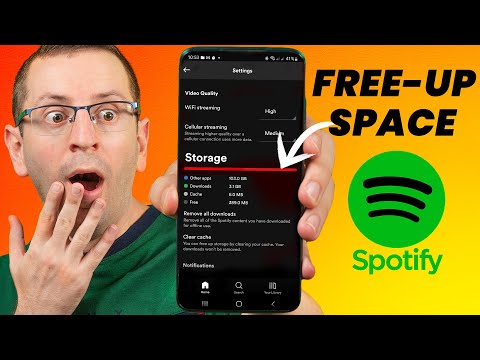 How To FREE UP Storage On Spotify App In ANY DEVICE?