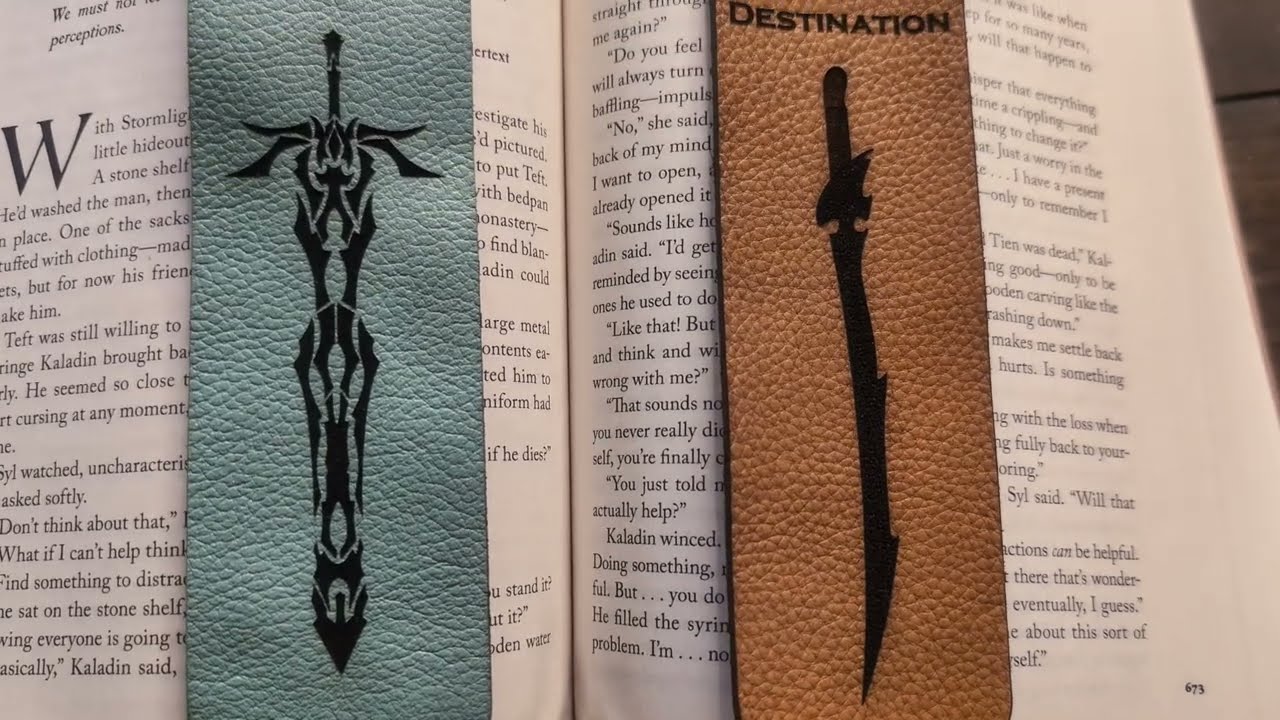 Custom Stormlight Archive Leather bookmark, Knights Radiant, First Ideal, Way of Kings