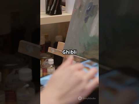 New Studio Ghibli AI art CONTROVERSY?! #ai #art #studioghibli #fyp #trending