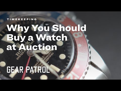 Why You Should Buy a Watch at Auction