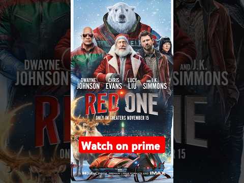 Red one is now on prime video #redone #primevideo #amazomprime