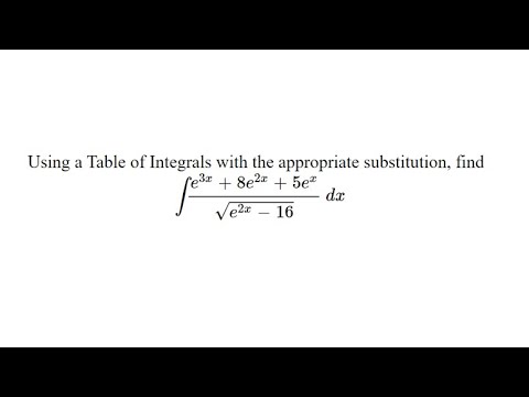 Table of Integrals: Challenging | Math Help from Arithmetic through ...