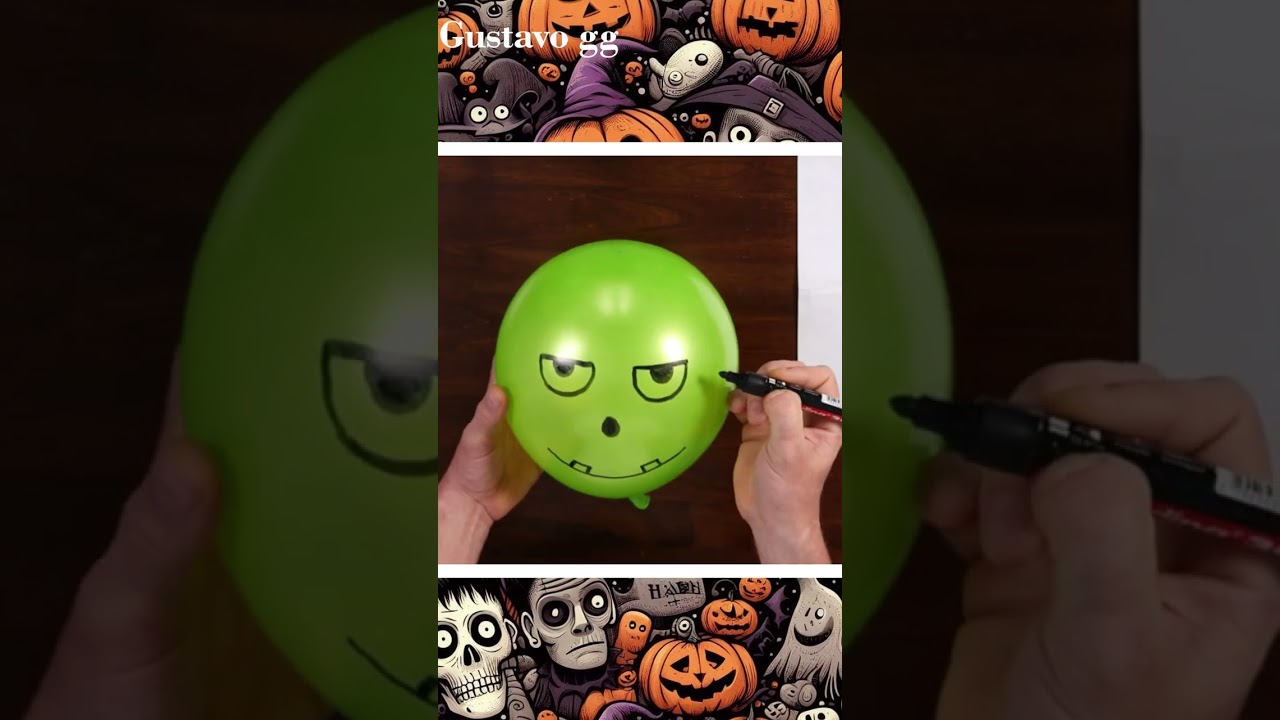 🎃 ¡IDEAS CREATIVAS para decoración de HALLOWEEN! 👻 manualidades originales #balloon #halloween