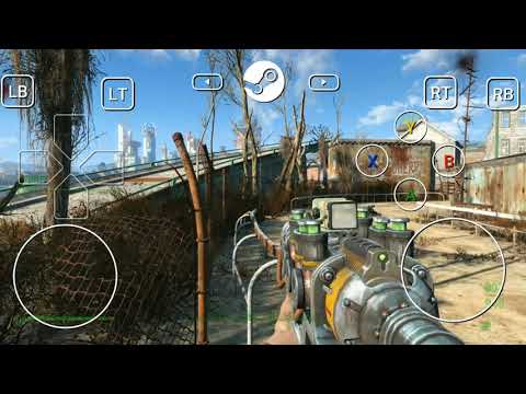 Fallout 4 - Steam games to Android - Galaxy S10 - Steam Link App