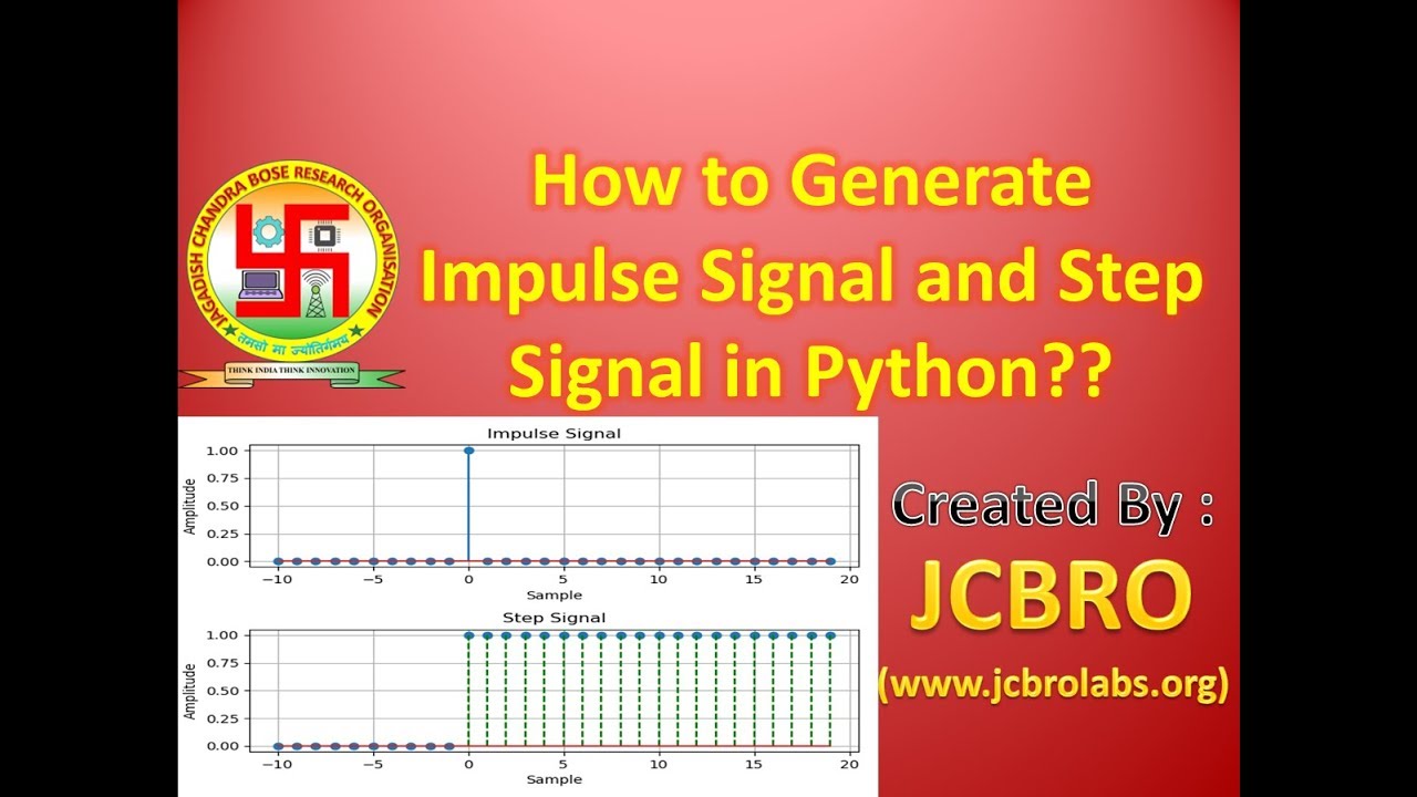 How to Generate Basic Signals (Step & Impulse) in Python??