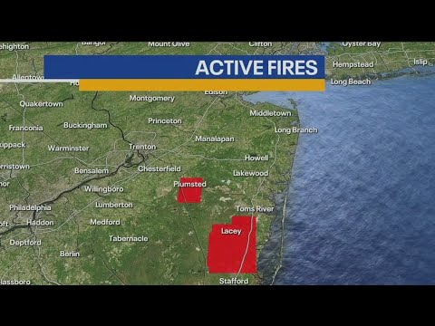 NJ wildfire update: Smoke forecast for NYC area