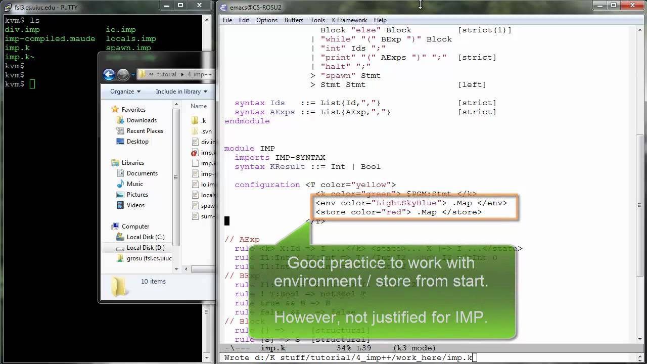 K Tutorial 4, Lesson 2