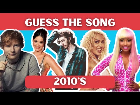 Guess the Song #2 ๐ต | Can you guess these 2010's Hits? ๐ค