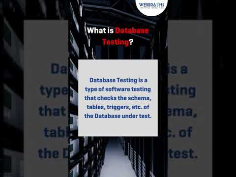 Get expertise in Database Testing. Enroll now!.. #database #testing #software #software testing