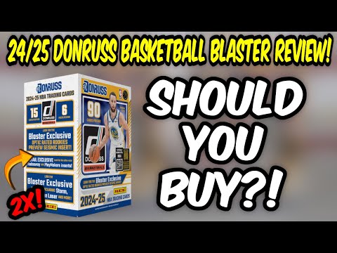 SHOULD YOU BUY?! 2024-25 Donruss Basketball 2X Blaster Box Opening And Review!