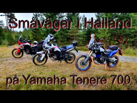 Trans Sweden Trail i Halland på min T7a
