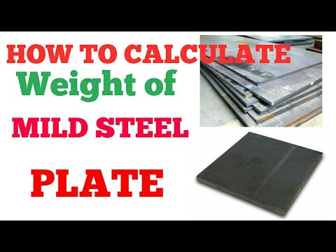 HOW TO CALCULATE WEIGHT OF MILD STEEL PLATE – Civil Engineering Facts