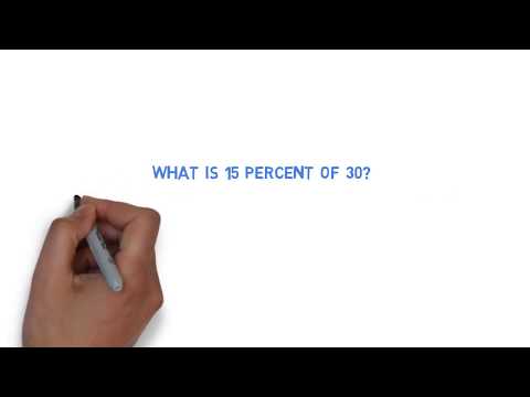 15 Percent of 30