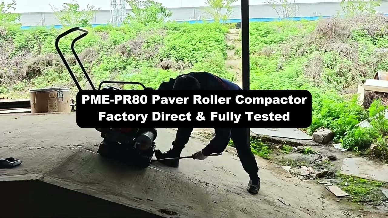 Ultimate Climbing Power!  PME-PR80 Paver Roller Compactor - Factory Direct & Fully Tested