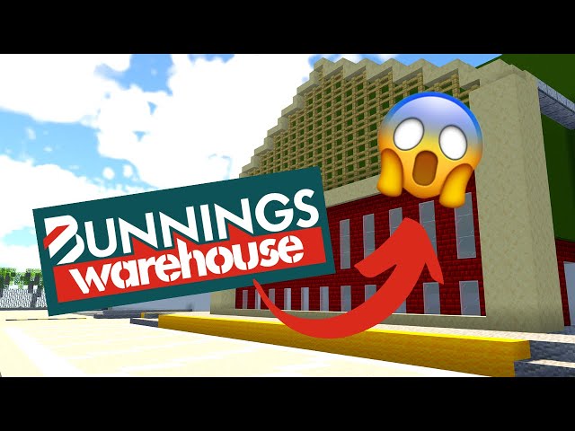 Bunnings Warehouse Minecraft Map