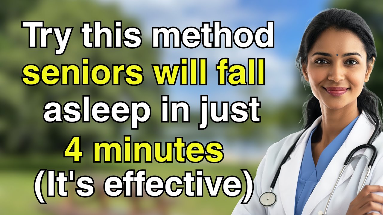 Over 60? Drink THIS Before Bed to Restore Deep Sleep Like You're 30 Again!| elder health