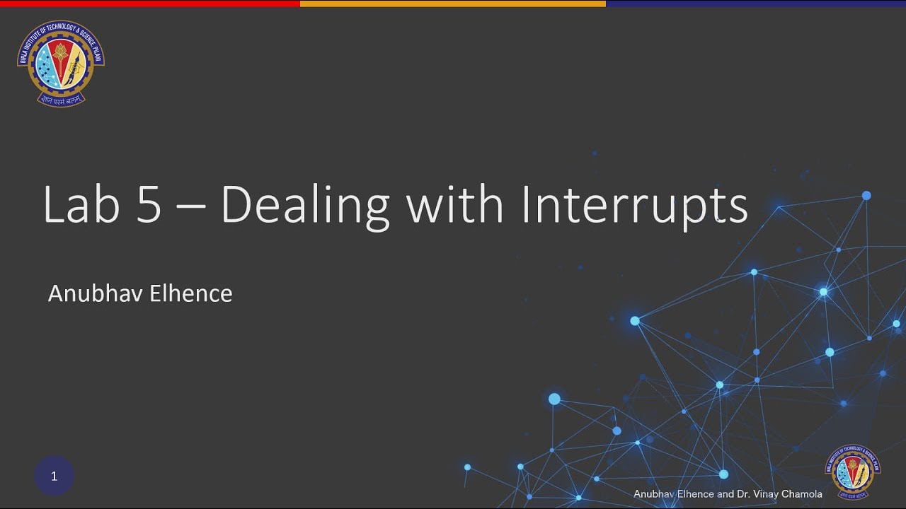 Microprocessor Programming and Interfacing - Lab 5 - Dealing with Interrupts