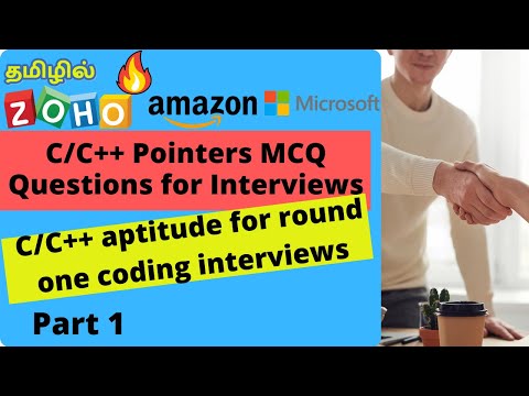 C/ C++ Pointer based MCQ questions | C aptitude questions for programming interviews | zoho aptitude