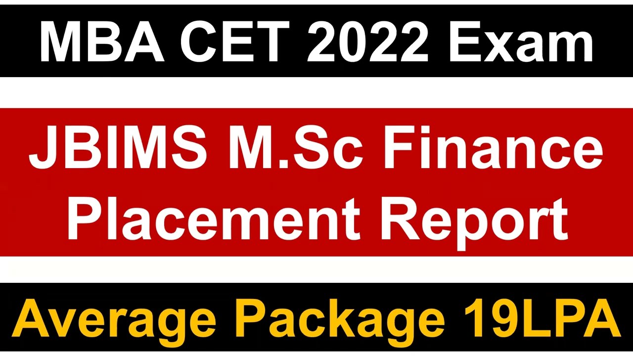 JBIMS, Mumbai M.Sc. Finance Placement Report 2022 || Average Package- 19LPA+