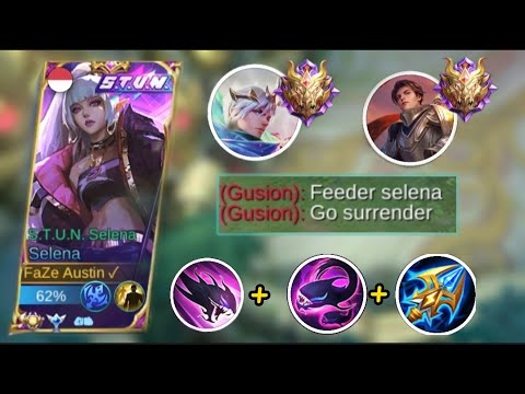 IS SELENA THE BEST MAGE FOR COMEBACK?? | HOW TO COUNTER FULL DAMAGE HEROS WITH SELENA??