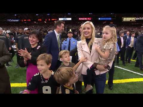 Drew Brees Breaks All-Time NFL Passing Yardage Record | NFL Highlights