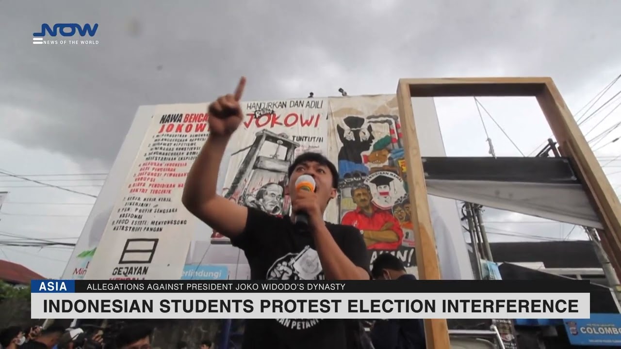 Indonesian Students Protest Election Interference
