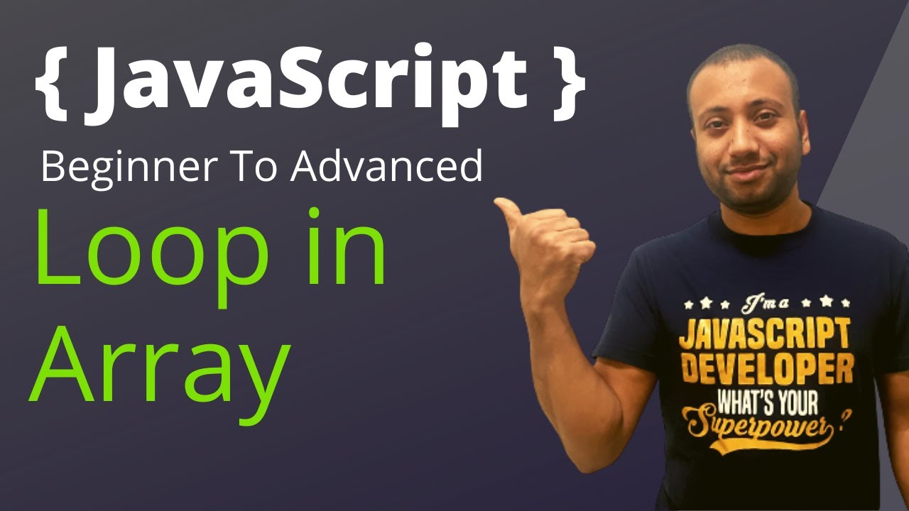javascript bangla tutorial 35 : How to loop an Array