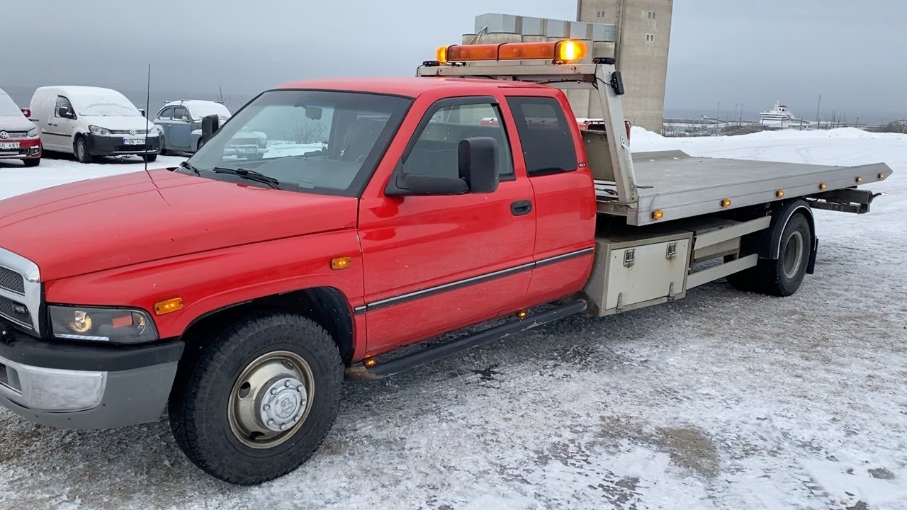 Bärgningsbil Dodge Carrier Laramie slt, Gotland, Klaravik a